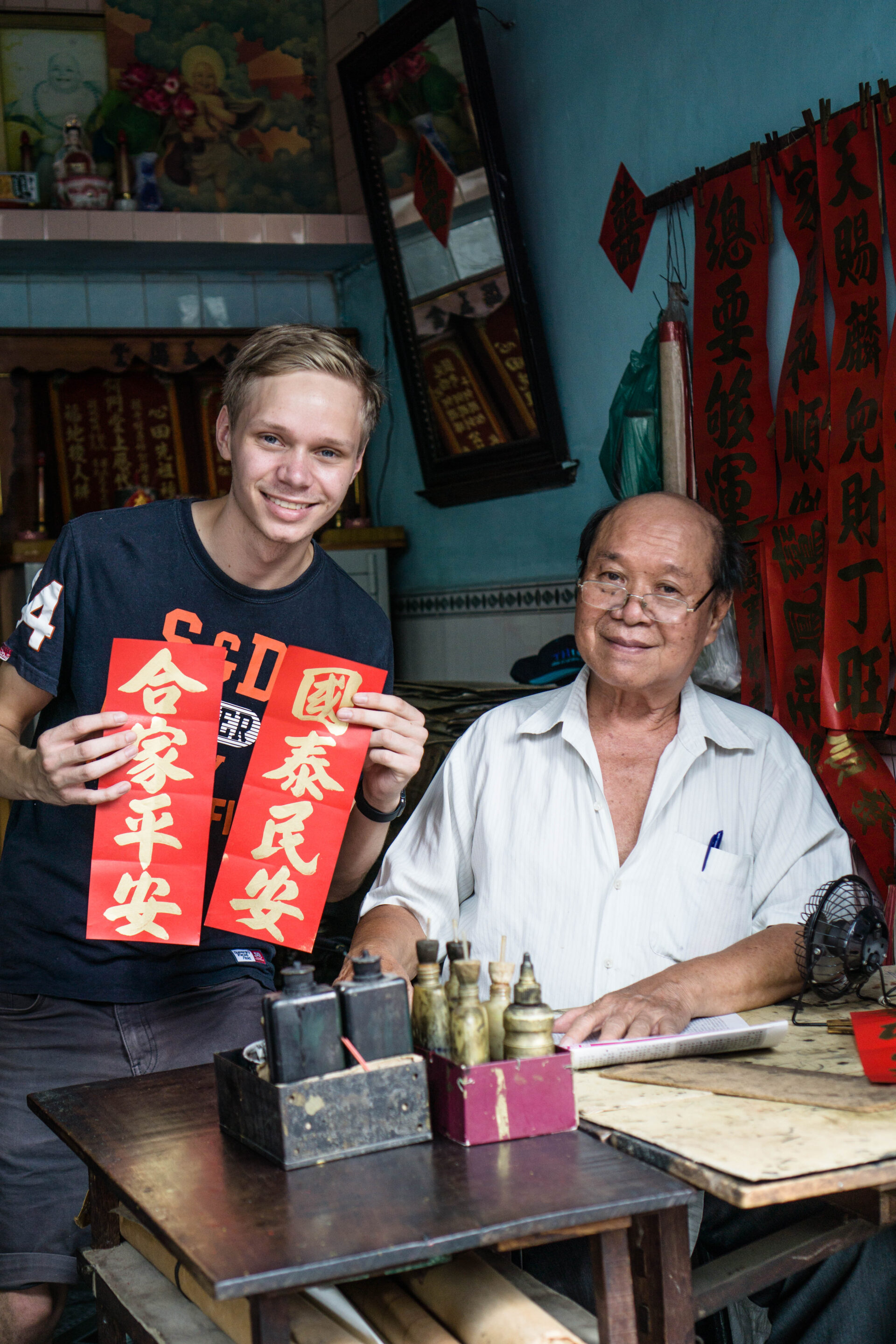Embracing the Art of Calligraphy in Chinatown Cholon